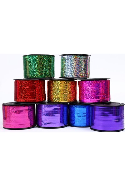 Aden Concept Gümüş Renk Metalik Rafya Ip 90 Metre