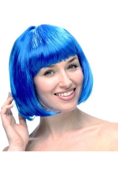 Aden Concept Mavi Küt Peruk Saç