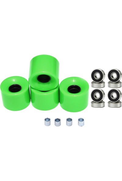 Blesiya Rulmanlar ile Kaykay Tekerlekleri 60MM Tekerlekler 4 Yeşil Siyah Kapak Seti (Yurt Dışından) Blesiya Rulmanlar ile Kaykay Tekerlekleri 60MM Tekerlekler 4 Yeşil Siyah Kapak Seti (Yurt Dışından)