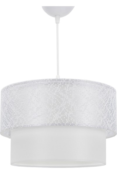 Glit Force Dantelli Beyaz Üçlü Abajur Avize Seti Yatak Odası Aydınlatma Glit Force Dantelli Beyaz Üçlü Abajur Avize Seti Yatak Odası Aydınlatma