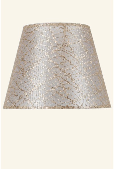 Vivido Abajur Dantelli Krem Modern Abajur Şapkası Vivido Abajur Dantelli Krem Modern Abajur Şapkası