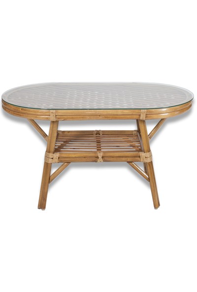 Uğurlu Bambu 70 x 120 Oval Sehpa Uğurlu Bambu 70 x 120 Oval Sehpa