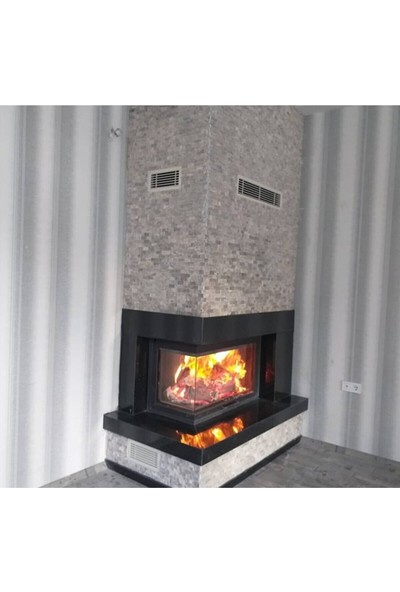 Nova Flame 80 cm Odunlu L Şömine Haznesi Nova Flame 80 cm Odunlu L Şömine Haznesi