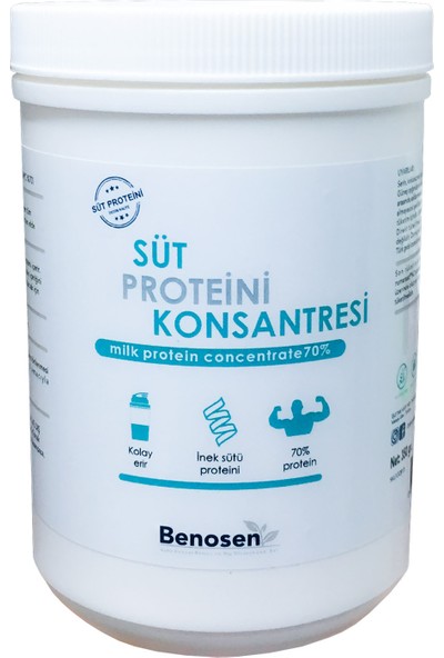 Benosen Süt Proteini Konsantresi (MPC70) | 350 gr. Benosen Süt Proteini Konsantresi (MPC70) | 350 gr.