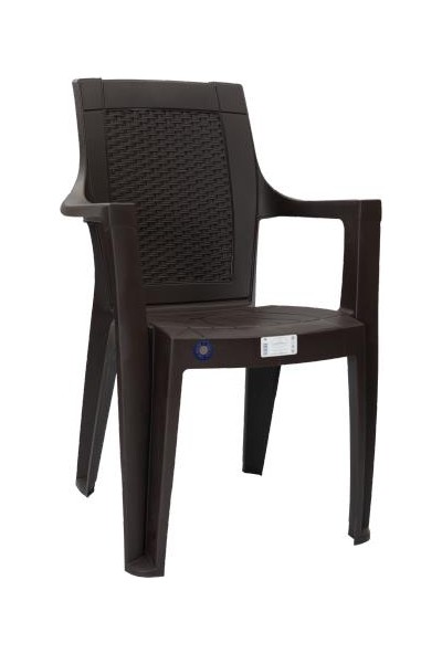 Sadık Plastik Hünkar Plastik Sandalye Koyu Kahve