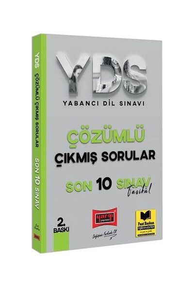 Yargı Yayınları YDS Çözümlü Son 10 Sınav Fasikül Çıkmış Sorular 2. Baskı