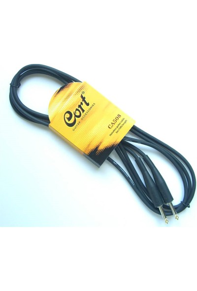 Cort CA508 Gitar Kablo Siyah 3mt Cort CA508 Gitar Kablo Siyah 3mt