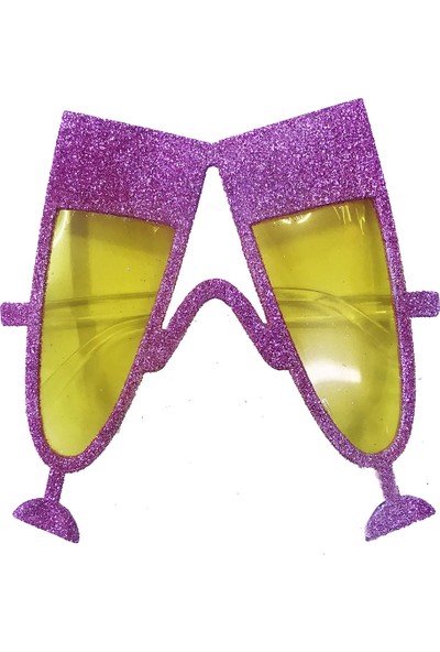 Tazador Pembe Renk Simli Kadeh Tekila Şekilli Parti Gözlüğü Tazador Pembe Renk Simli Kadeh Tekila Şekilli Parti Gözlüğü