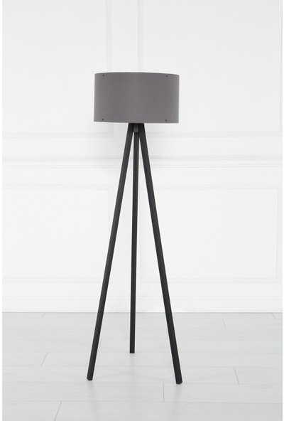 Home Naturel Lambader Kumaş Başlıklı, Siyah Mdf Ayak Tasarımlı 140 cm Lambader Home Naturel Lambader Kumaş Başlıklı, Siyah Mdf Ayak Tasarımlı 140 cm Lambader