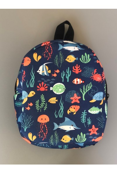 Haylaz Dolap Balık Desenli Bebek Kreş Çanta
