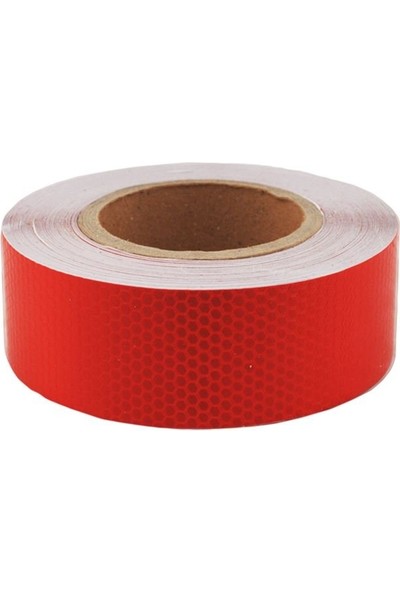Yavaş Oto Fosfor Şerit 5CMX25MT Petekli Kırmızı Yavaş Oto Fosfor Şerit 5CMX25MT Petekli Kırmızı