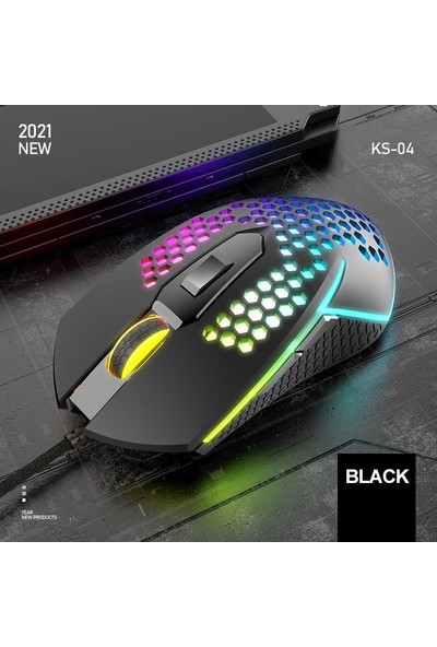 K-Snake X8 Rgb Mekanik Kablolu Oyuncu Faresi (Yurt Dışından)