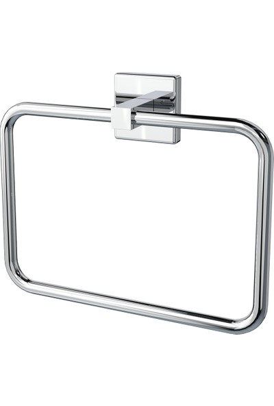 Ardini Lal Yuvarlak Havluluk Krom Ardini Lal Yuvarlak Havluluk Krom