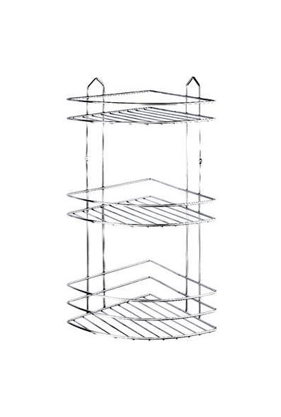 Ardini Kitaro 20 x 20 Üç Katlı Şampuanlık Demir Ardini Kitaro 20 x 20 Üç Katlı Şampuanlık Demir
