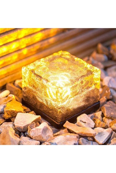 Tazador Solar Güneş Enerjili Buz Cam Zemin Dekoratif Bahçe Aydınlatma LED Kristal Tazador Solar Güneş Enerjili Buz Cam Zemin Dekoratif Bahçe Aydınlatma LED Kristal