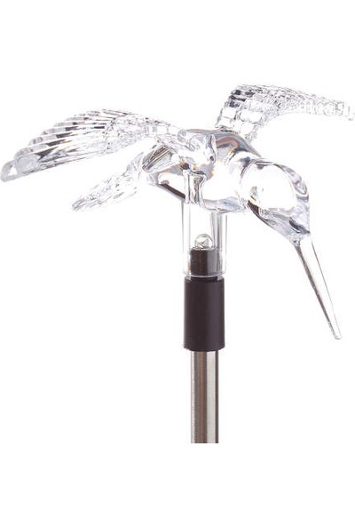 Tazador Solar Kuş Güneş Enerjili Bahçe Lambası Rgb 2 Li Set