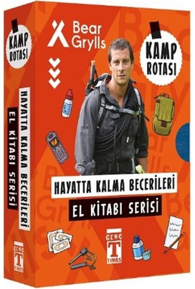 Bear Grylls Hayatta Kalma Becerileri El Kitabı Serisi / Kamp Rotası Seti (6 Kitap) - Bear Grylls Bear Grylls Hayatta Kalma Becerileri El Kitabı Serisi / Kamp Rotası Seti (6 Kitap) - Bear Grylls