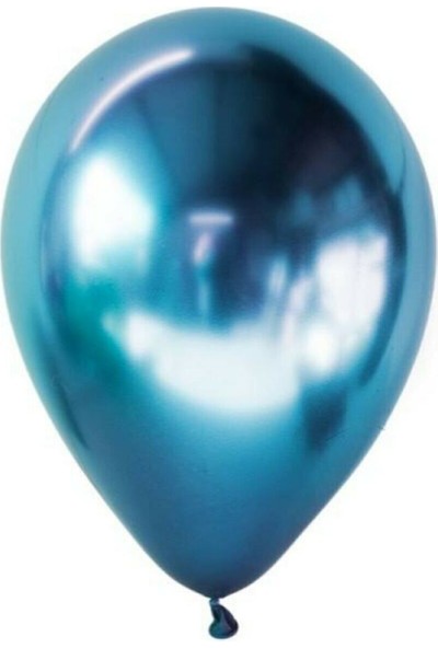 Süslü Horanta 12'' Mavi Krom Balon 10 Adet Süslü Horanta 12'' Mavi Krom Balon 10 Adet