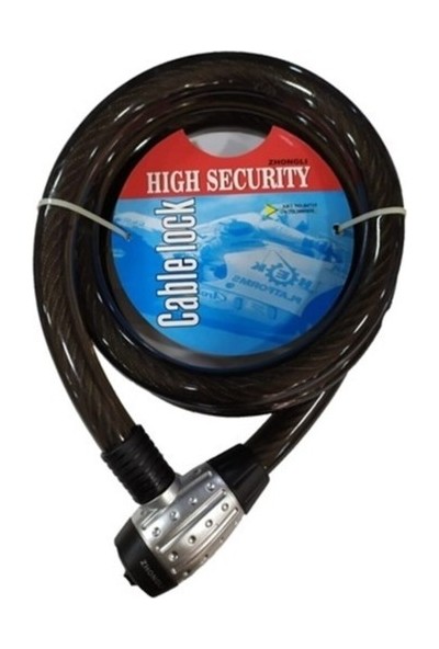 Motosiklet Halat Kilit 2000X25 Motosiklet Halat Kilit 2000X25