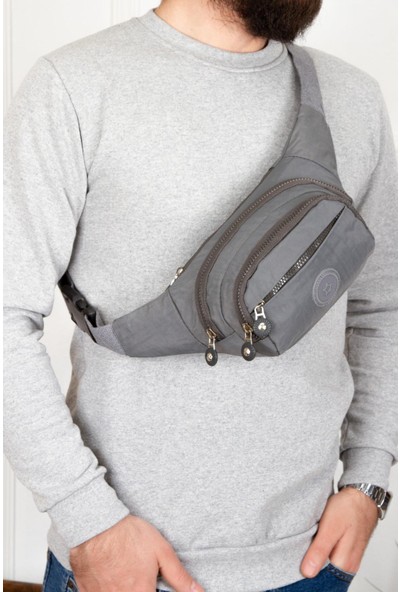 Leyl Su Geçirmez Krinkıl Kumaş Bel Çantası Freebag Çapraz Tek Kol Göğüs Çanta