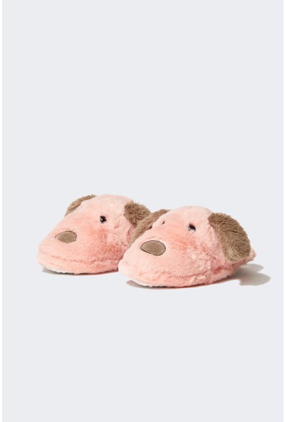 DeFacto Kadın Fall In Love Pelüş Düz Taban Slip On Ev Terliği V6906AZ21AU DeFacto Kadın Fall In Love Pelüş Düz Taban Slip On Ev Terliği V6906AZ21AU
