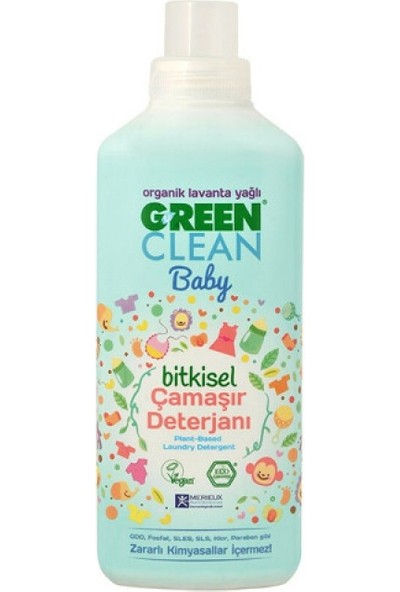 Green Clean Baby Sıvı Çamaşır Deterjanı 1000 ml Green Clean Baby Sıvı Çamaşır Deterjanı 1000 ml