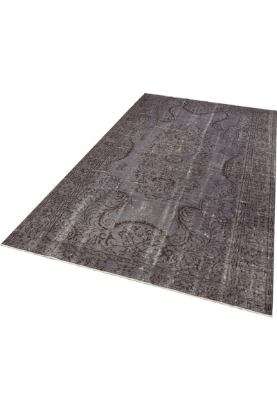 Gerçek El Dokuma Eskitme Vintage Halı 165 x 270 cm F1340