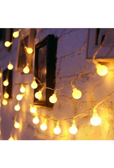 Tazador 5 Metre 28 LED Pilli Gün Işığı Mini Top LED Tazador 5 Metre 28 LED Pilli Gün Işığı Mini Top LED