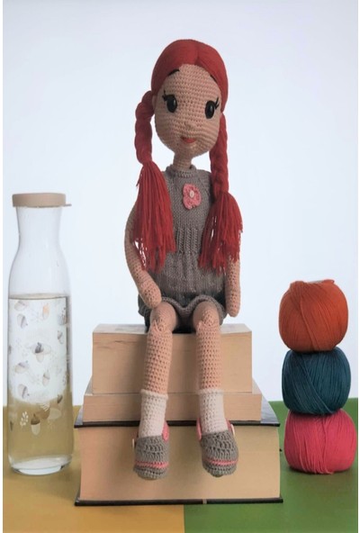 Lotus Collection Organik Örgü Oyuncak Eklemli Gri Amigurumi Bebek Lotus Collection Organik Örgü Oyuncak Eklemli Gri Amigurumi Bebek