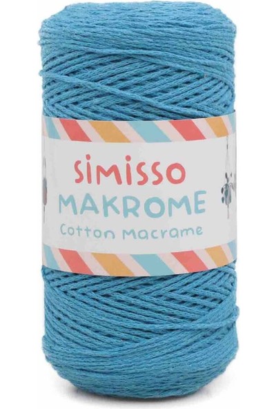 Simisso Pamuklu Makrome Ipi 250 Metre 2 mm | 210