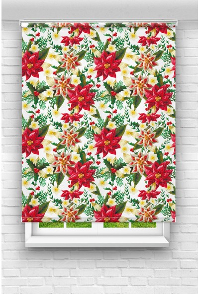 For Home Turkey Kırmızı Büyük Çiçekli Baskılı Stor Perde - Mutfak ve Oturma Odası Baskılı Stor Perde For Home Turkey Kırmızı Büyük Çiçekli Baskılı Stor Perde - Mutfak ve Oturma Odası Baskılı Stor Perde