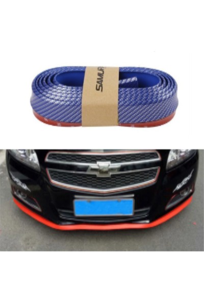 Samurai Şüscar Oto Samurai Renkli Ez Lip Ön Lip Esnek Yumuşak 3m Yapışkanlı Ek 2.5 M Mavi Karbon Samurai Şüscar Oto Samurai Renkli Ez Lip Ön Lip Esnek Yumuşak 3m Yapışkanlı Ek 2.5 M Mavi Karbon