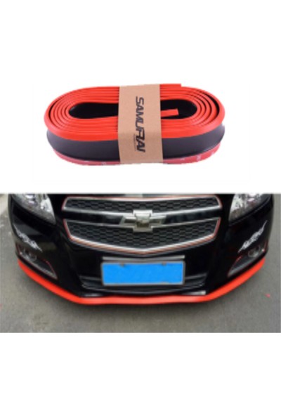 Samurai Şüscar Oto Samurai Renkli Ez Lip Ön Lip Esnek Yumuşak 3m Yapışkanlı Ek 2.5 M Kırmızı Siyah Samurai Şüscar Oto Samurai Renkli Ez Lip Ön Lip Esnek Yumuşak 3m Yapışkanlı Ek 2.5 M Kırmızı Siyah