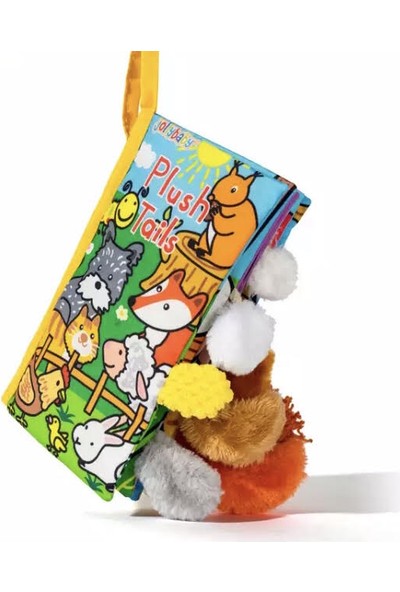 Jolly Bebe Hışırtılı Bez Kitap Plush Tails Jolly Bebe Hışırtılı Bez Kitap Plush Tails