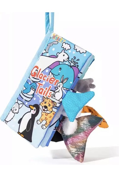 Jolly Bebe Hışırtılı Bez Kitap Glacier Tails Jolly Bebe Hışırtılı Bez Kitap Glacier Tails