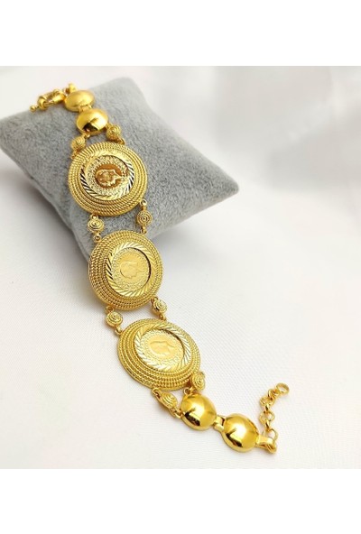 Keys Shop 22 Ayar Altın Kaplama Bileklik