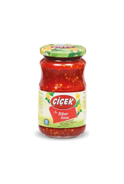 Çiçek Turşu 370 cc Kavanoz Acı Biber Sosu