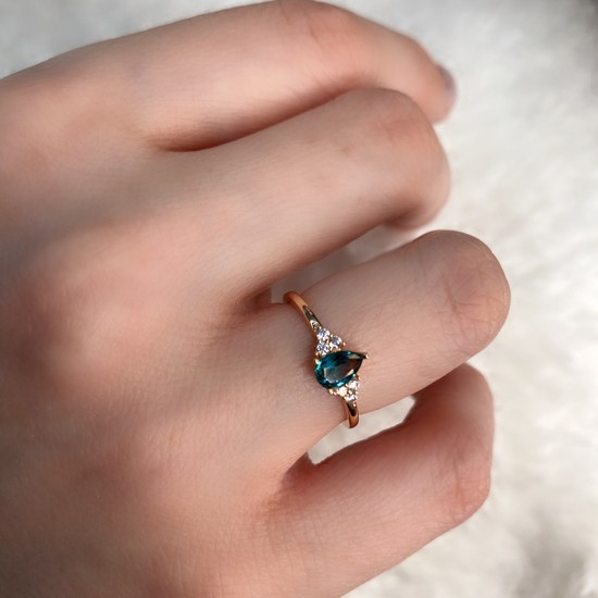 KAYRA Su Damlası Altın Yüzük YZ51 Fiyatı - Taksit Seçenekleri