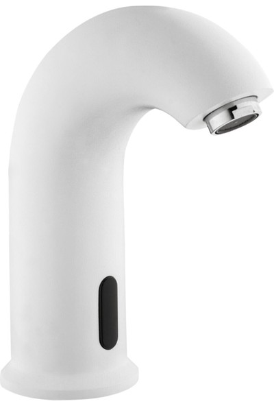 Agara Beyaz Fotoselli Lavabo Bataryası Çift Su Girişli Agara Beyaz Fotoselli Lavabo Bataryası Çift Su Girişli