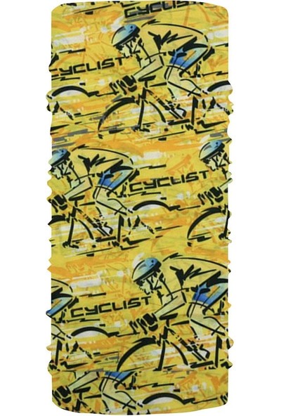 Knmaster Cyclist Spor Outdoor Çok Amaçlı Bandana Boyunluk Kafa Bandı