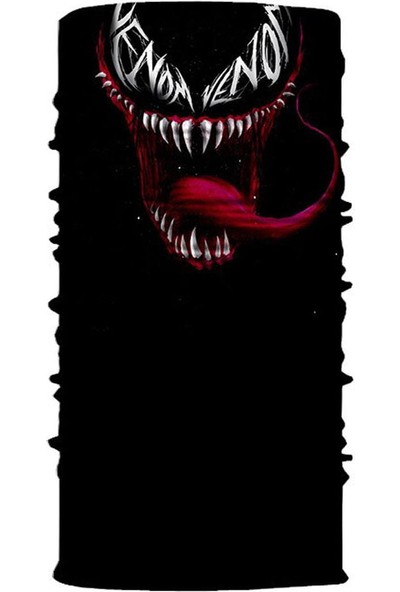 Knmaster Buff Venom Spor Outdoor Çok Amaçlı Buff Bandana Boyunluk Kafa Bandı