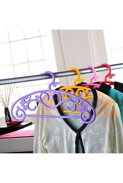 Ern Toptan Kelebek Bebek Elbise Askısı 4 Adet