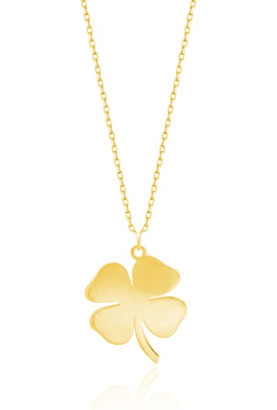 Midyat Nurtaş Gümüş Yonca Model Altın Kaplama Zarif Gümüş Kolye 201020214 Midyat Nurtaş Gümüş Yonca Model Altın Kaplama Zarif Gümüş Kolye 201020214