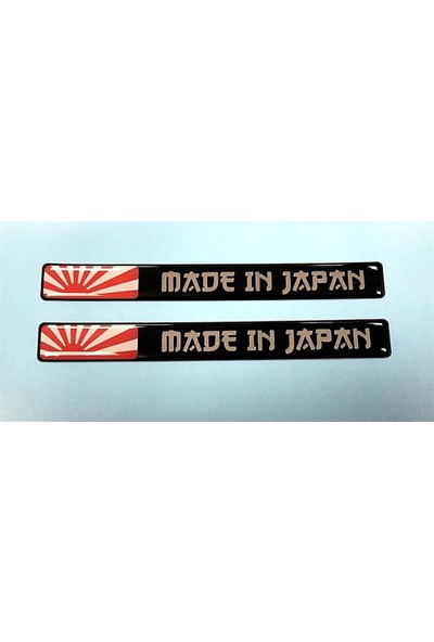 Made In Japan 3D Damla Sticker 2 Adet Made In Japan 3D Damla Sticker 2 Adet