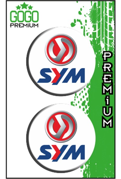 Sym 5x5 cm Damla Logo 2 Adet Sym 5x5 cm Damla Logo 2 Adet