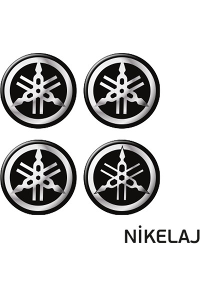 Yamaha Nikelaj 3.5x3.5 cm Damla Logo 4 Adet Yamaha Nikelaj 3.5x3.5 cm Damla Logo 4 Adet