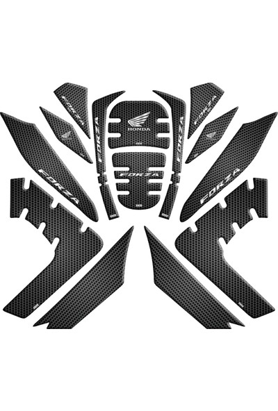 Honda Forza 2021 Tank Pad Set Honda Forza 2021 Tank Pad Set