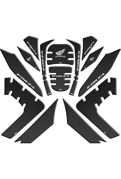Honda Forza 2021 Tank Pad Set Honda Forza 2021 Tank Pad Set