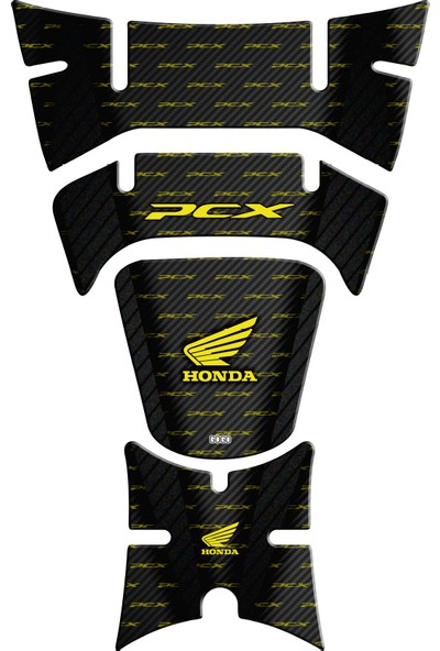 Honda Pcx 2018-2020 4 Parça Tank Pad
