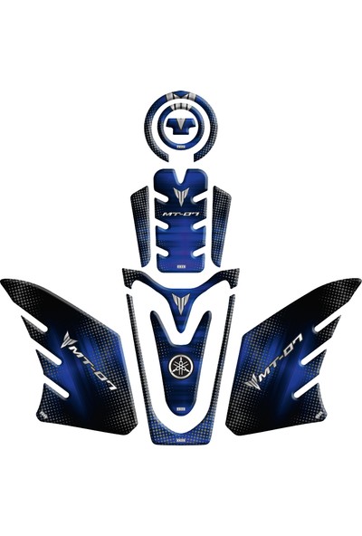 Yamaha MT07 2021 Tank Pad Set Yamaha MT07 2021 Tank Pad Set